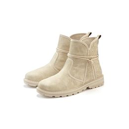 Vivance Stiefelette 'Boots, Stiefel' beige Gr. 42 f&uuml;r Damen. Mit Bindeband