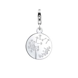 NENALINA Charm 'Blume Wordings' Damen Gr&ouml;&szlig;e One Size silber