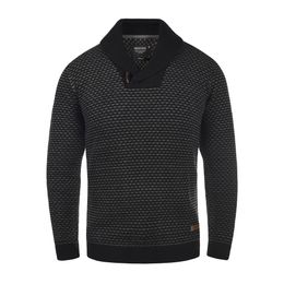INDICODE Jeans Pullover 'Copent' Herren Gr&ouml;&szlig;e M grau / schwarz