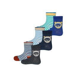 Ewers Socken M&auml;dchen Gr&ouml;&szlig;e 18/19 navy / royalblau / schwarz / wei&szlig;