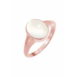 Elli Ring Edelstein Ring, Siegelring Damen Gr&ouml;&szlig;e 54 rosegold