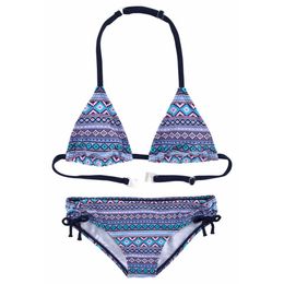 s.Oliver Triangel-Bikini M&auml;dchen Gr&ouml;&szlig;e 122/128 blau / lila