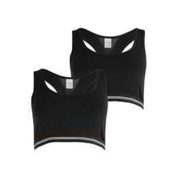Schiesser Bustier M&auml;dchen Gr&ouml;&szlig;e 176 schwarz