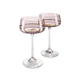 Tchibo - Champagner- und Cocktailgl&auml;ser - lila