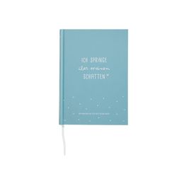 Tchibo - Mitmachbuch &raquo;Ich springe &uuml;ber meinen Schatten&laquo; - hellblau