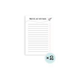 Tchibo - Notizblock-Set &raquo;Mach ich - wei&szlig;