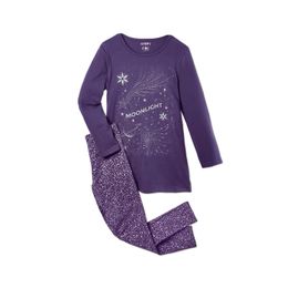 Tchibo - Pyjama - M&auml;dchen - Gr. 122/128 - lila/print