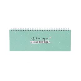 Tchibo - Tischkalender &raquo;Auf dem Papier ist aus dem Kopf&laquo; - Mint