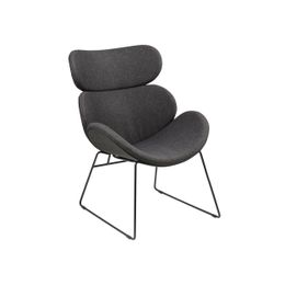 Tchibo - Loungestuhl &raquo;Cazar&laquo; - 69x78,5x90,5cm - anthrazit - Polyester / Metall