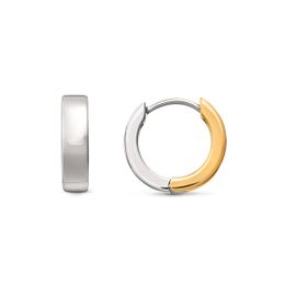 Tchibo - Creolen bicolor - silber