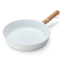 Tchibo - Aluminiumpfanne mit hochwertiger Keramikbeschichtung - wei&szlig;