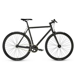 Vermont-Herren-Singlespeed-Fahrrad &raquo;Northfield&laquo; - schwarz