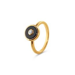 Tchibo - Ring - Damen - Gr. 18 - schwarz