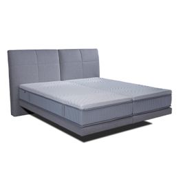 Tchibo - Boxspringbett &raquo;Levana&laquo; - 203,5x219x121cm - grau - Holz / Polyester / Elasthan