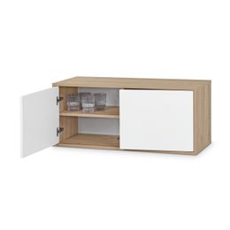 Tchibo - Wandh&auml;ngeschrank - 90,2x34,3x40cm - braun - Holz / Holz