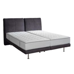 Tchibo - Boxspringbett &raquo;Novia-S&laquo; von ADA Austria premium - 198x224x116,5cm - anthrazit - Holz / Polyester / Metall