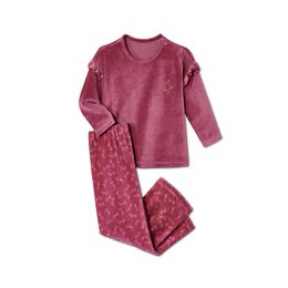 Tchibo - Kinderpyjama - Herren - Gr. 122/128 - rosa/print