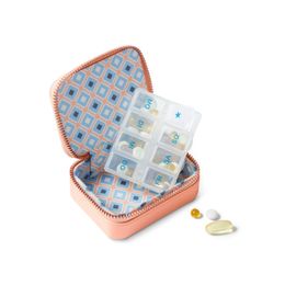Tchibo - Pillendose mit H&uuml;lle - apricot
