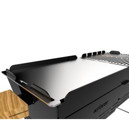 Tchibo - Knister Plancha-Platte - silber
