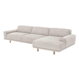 Max Winzer -Ecksofa &raquo;Penelope&laquo; - 283x133x68cm - braun - Polyester / Polyamid / Buchenholz