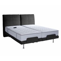 Tchibo - Boxspringbett &raquo;Novia-MO&laquo; mit motorischer Verstellung von ADA Austria premium - 198x224x116,5cm - anthrazit - Holz / Polyester / Metall