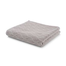 Tchibo - Jacquard-Badetuch - grau