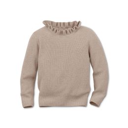 Tchibo - Strickpullover - M&auml;dchen - Gr. 98/104 - braun