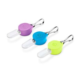 Tchibo - 3 LED-Anh&auml;nger - violett