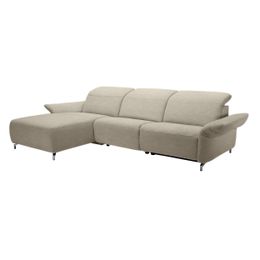 Tchibo - ADA trendline Ecksofa &raquo;Maurice&laquo; mit Relaxfunktion - 280x187x83cm - chrom - Polyester / Holz / Schaumstoff