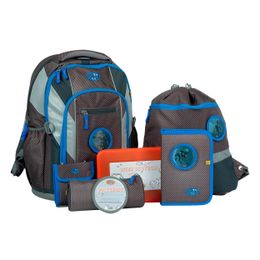 Tchibo - SCHOOL-MOOD -Schulrucksack-Set Loop Air - blau