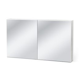 Tchibo - Spiegelschrank mit integrierter LED-Beleuchtung - 120x18x70cm - braun - Holz / Glas / Glas