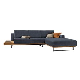 Tchibo - ADA Austria premium Ecksofa &raquo;Helsinki&laquo; - 325x205x84cm - schwarz - Polyester / Holz / Schaumstoff