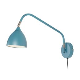 Tchibo - Wandleuchte &raquo;Valencia&laquo; - 12x45x20cm - petrol - Metall / Kunststoff