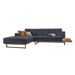 Tchibo - ADA Austria premium Ecksofa &raquo;Helsinki&laquo; - 325x205x84cm - schwarz - Polyester / Holz / Schaumstoff