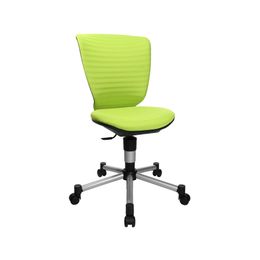 Topstar-Kinderschreibtischstuhl &raquo;Titan Junior 3D&laquo; - 44x40x86cm - silber - Polyamid / Stahl / Polyester