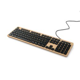 Tchibo - Tastatur in Holzoptik - schwarz