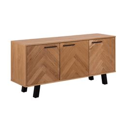Tchibo - Sideboard - 150x40x71cm - schwarz - Holz
