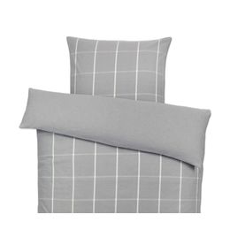 Tchibo - Flanell-Bettw&auml;sche - wei&szlig;