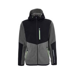 Tchibo - Hybrid-Fleecejacke - Herren - Gr. L - schwarz