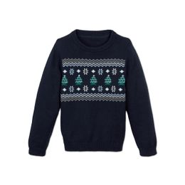 Tchibo - Strickpullover - Jungen - Gr. 98/104 - dunkelblau