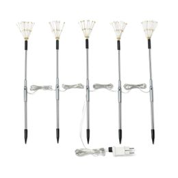 Tchibo - 5 LED-Gartenstecker - silber
