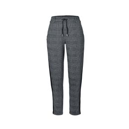 Tchibo - Joggpants mit Galonstreifen - Damen - Gr. S - schwarz/jacquard