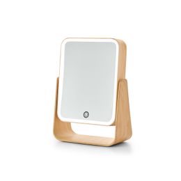 Tchibo - LED-Kosmetikspiegel in Holzoptik - braun