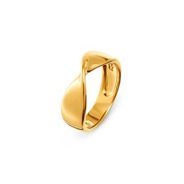 Tchibo - Verdrehter Ring - Damen - Gr. 19 - gold