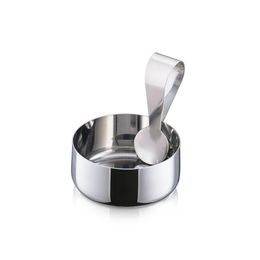 Zone Denmark-Delikatessenschale mit L&ouml;ffel - silber