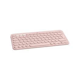 Logitech Multi-Device-Tastatur &raquo;K380&laquo; und kabellose Pebble-Maus &raquo;M350&laquo; im Set - ros&eacute;