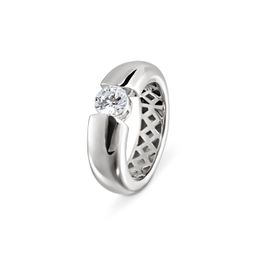 Tchibo - Ring - Damen - Gr. 18 - silber