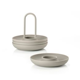 4 Zone Denmark-Eierbecher mit Halter - beige