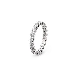 Tchibo - Memoire-Ring - Damen - Gr. 19 - silber