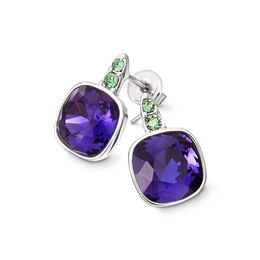 Tchibo - Ohrstecker veredelt mit Kristallen von Swarovski - silber